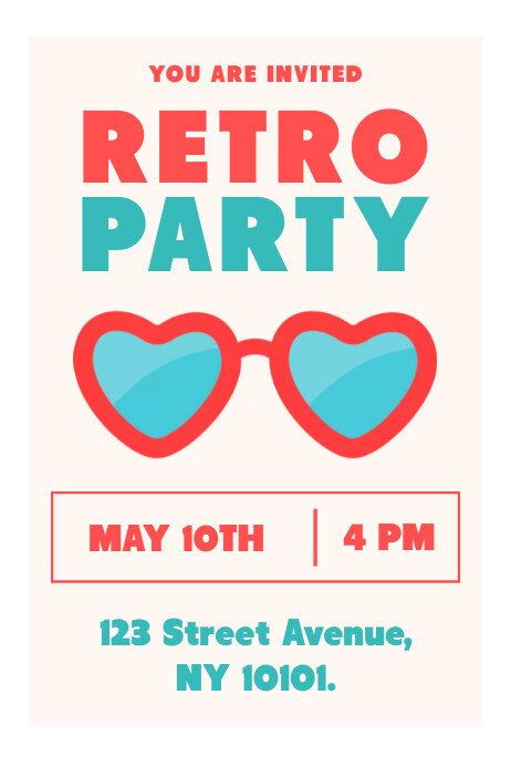 Party Invitation Template | PosterMyWall