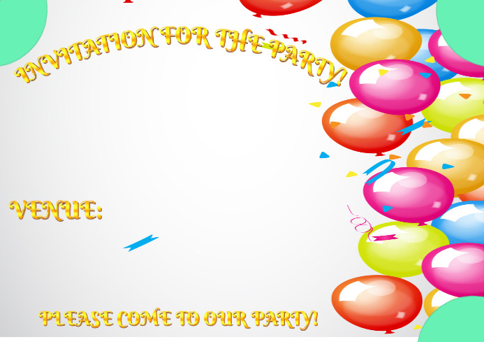 Party Invitation Template | PosterMyWall