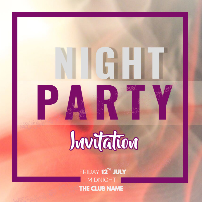 Party Invitation Template | PosterMyWall