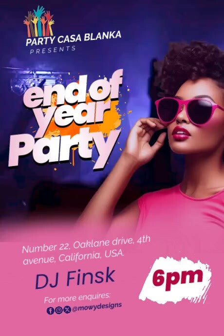 Copy of Party Invitation Video Poster | PosterMyWall