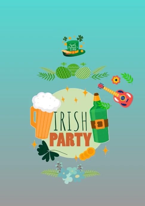 Copy of party irish | PosterMyWall