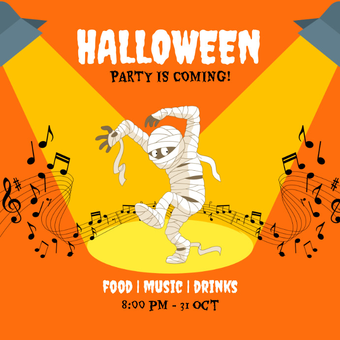 Party Is Coming! Template | PosterMyWall