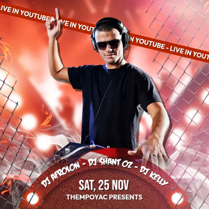 Party Live Ads Template | PosterMyWall