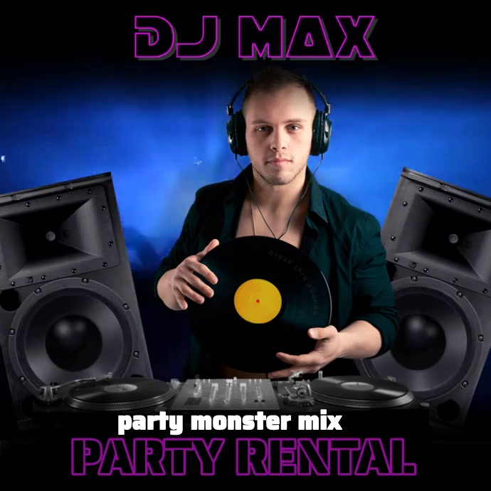 Plantilla de Party Monster Mix 2 | PosterMyWall