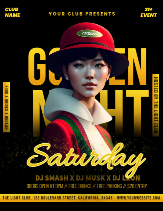 Party Music Event Template | PosterMyWall