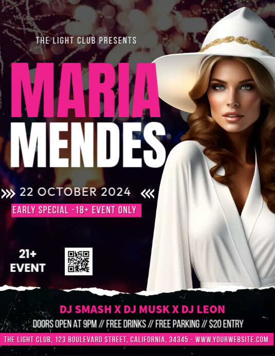 Party Music Event Template | PosterMyWall