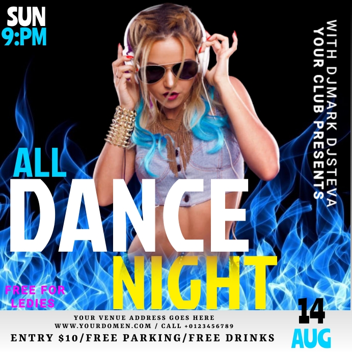 Party night (1) Template | PosterMyWall