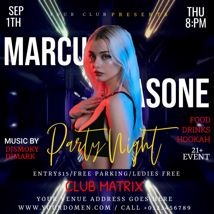 Party night (2) Template | PosterMyWall