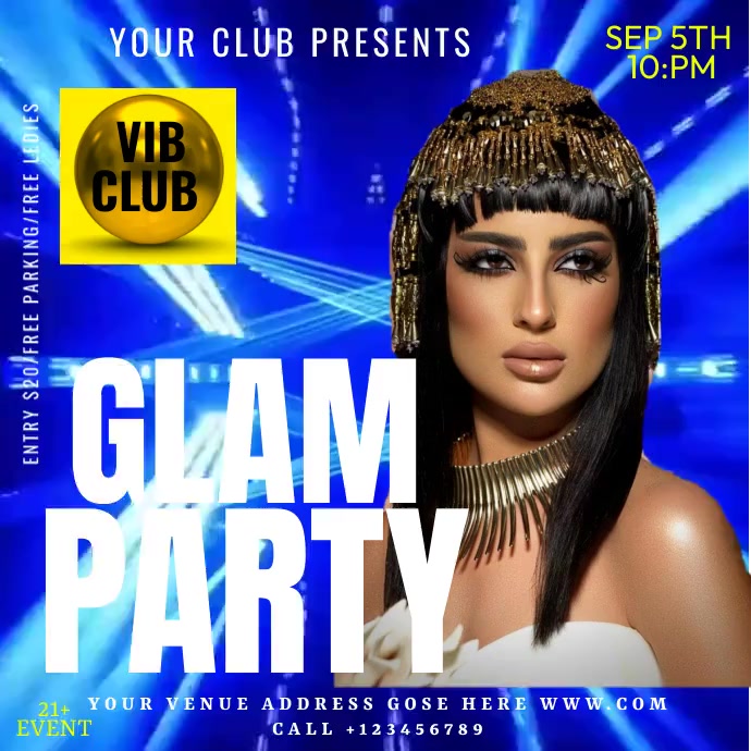 PARTY night (2) Template | PosterMyWall
