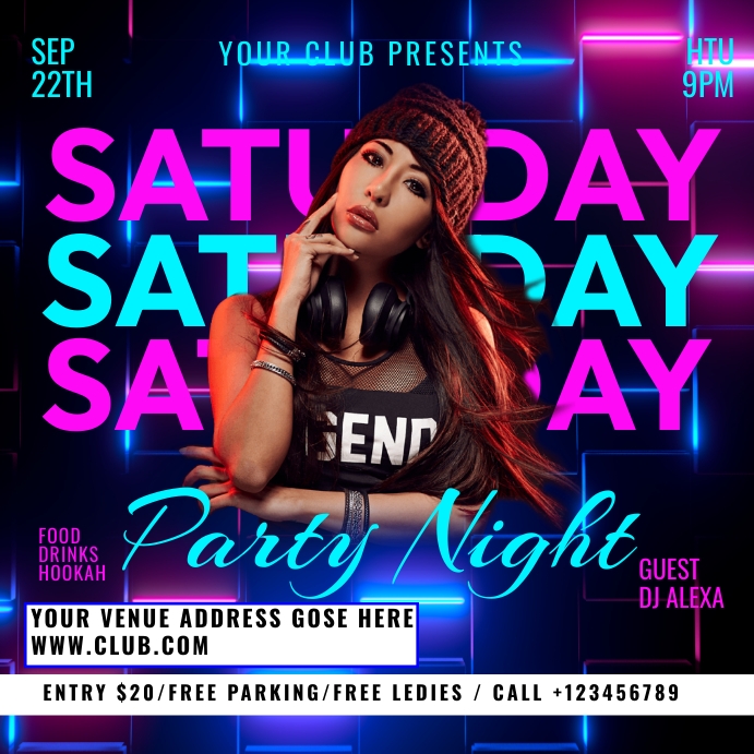 Copy of PARTY night (27) | PosterMyWall