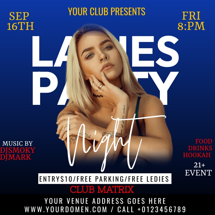 PARTY night (4) Template | PosterMyWall