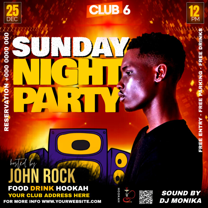 party night ad Template | PosterMyWall