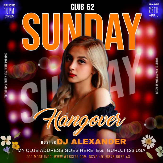 party night ad Template | PosterMyWall