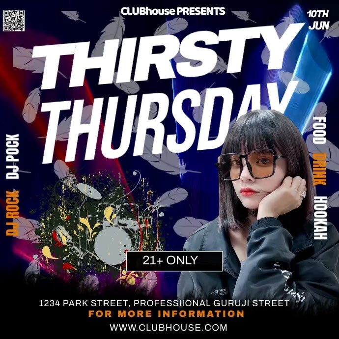 party night ad Template | PosterMyWall