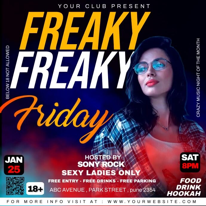 party night ad Template | PosterMyWall