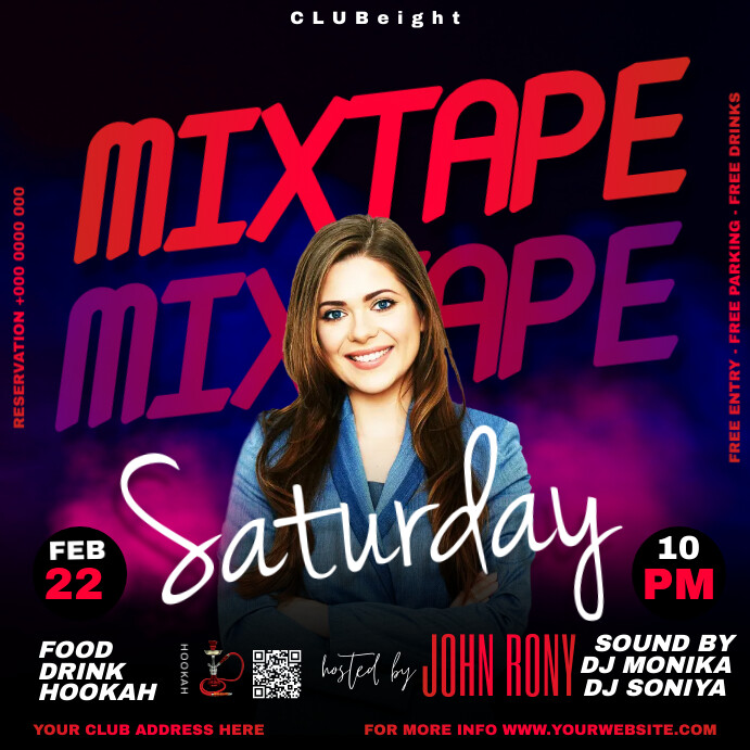 Plantilla de party night ad | PosterMyWall