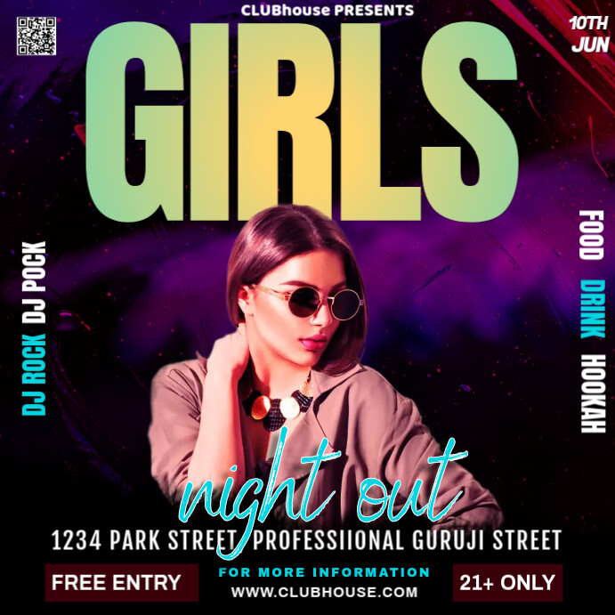 party night ad Template | PosterMyWall