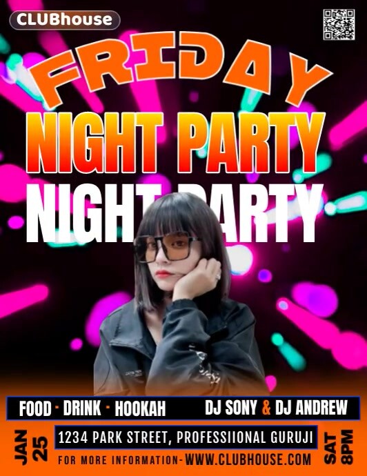 party night ad Template | PosterMyWall