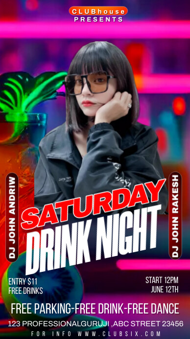 party night ad Template | PosterMyWall