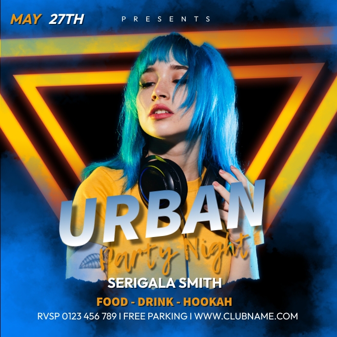 Party Night AD Template | PosterMyWall