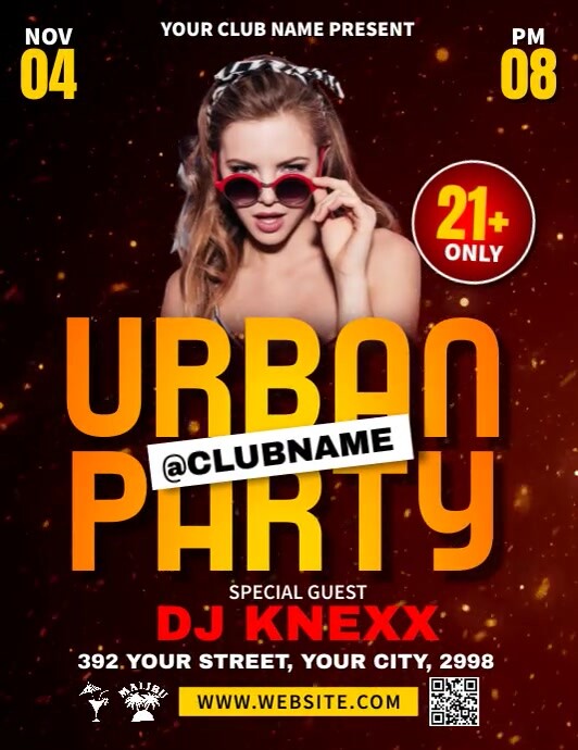 Party Night Ads Template | PosterMyWall