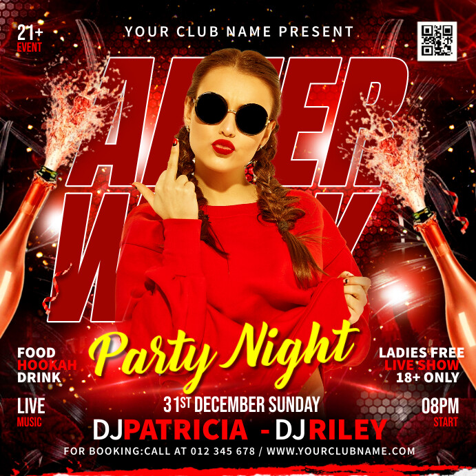 Party Night Ads Template | PosterMyWall