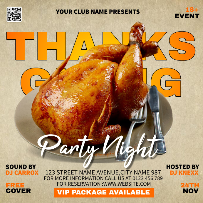 Party Night Ads Template | PosterMyWall