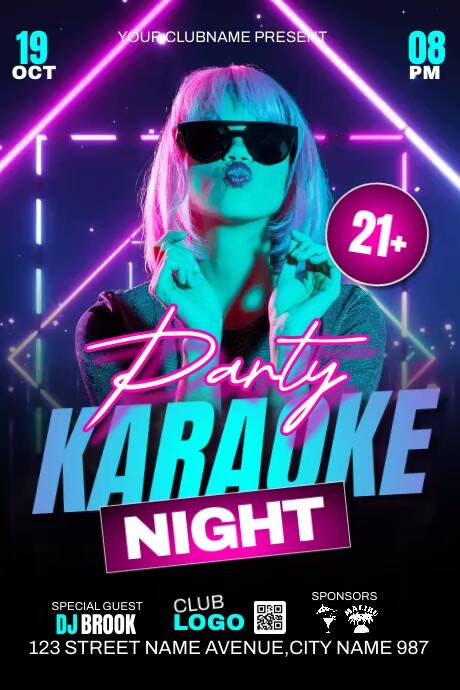 Party Night Ads Template | PosterMyWall