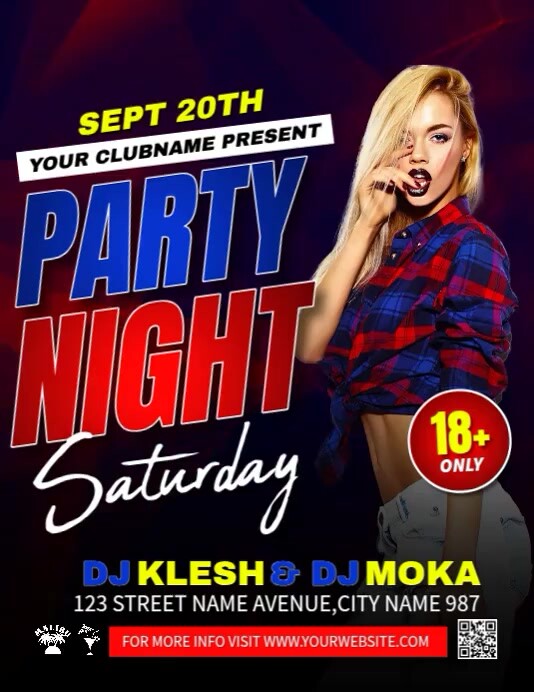 Party Night Ads Template | PosterMyWall