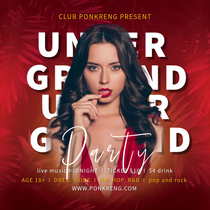Party Night Ads Template | PosterMyWall