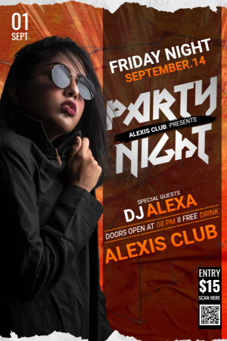 Party Night Ads Template | PosterMyWall