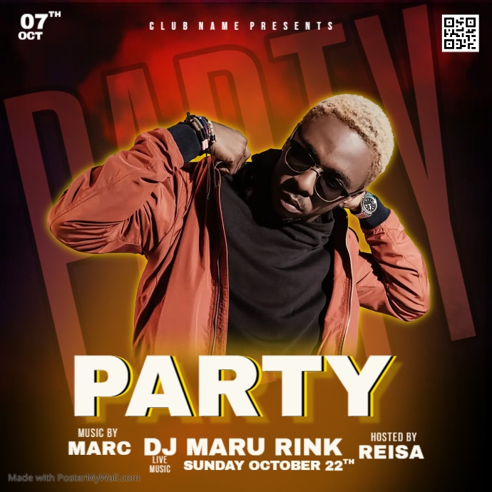 Party Night Celebration Template | PosterMyWall