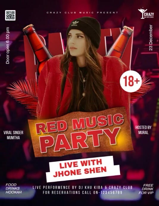 Party Night Celebration Video Ads Template | PosterMyWall