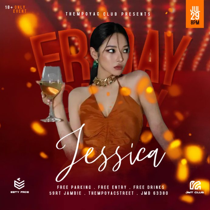 Party Night Club Ads Template | PosterMyWall