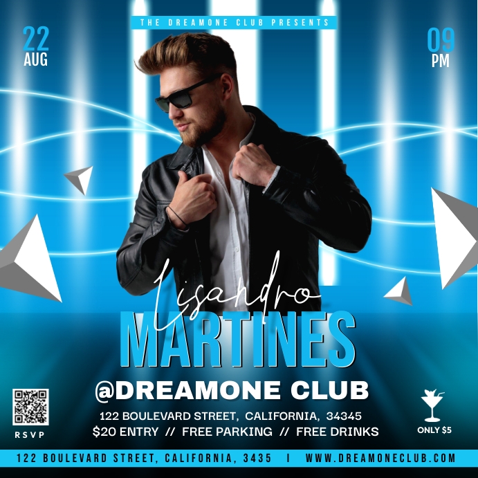 Party Night Club Event Template | PosterMyWall