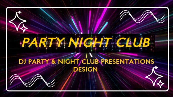 Party Night Club Presentation (16:9) Template | PosterMyWall