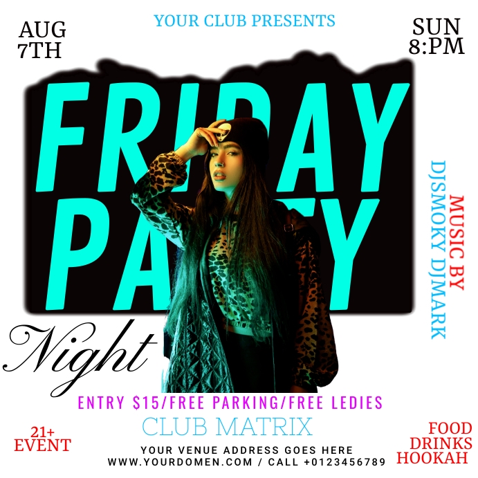 Party night Template | PosterMyWall