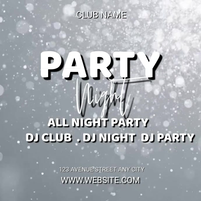 Party night Template | PosterMyWall