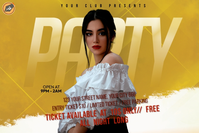 Party Night Template | PosterMyWall