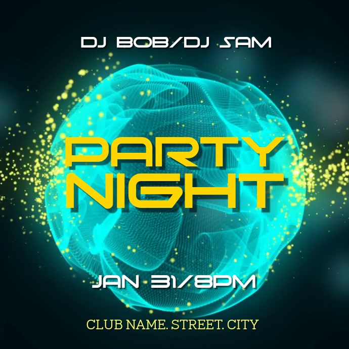 Party night Template | PosterMyWall