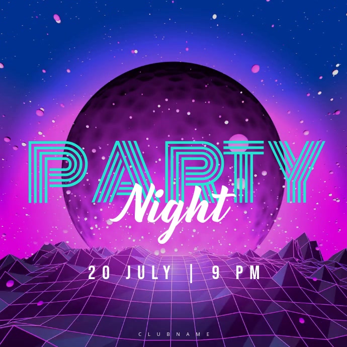 Party Night Template | PosterMyWall