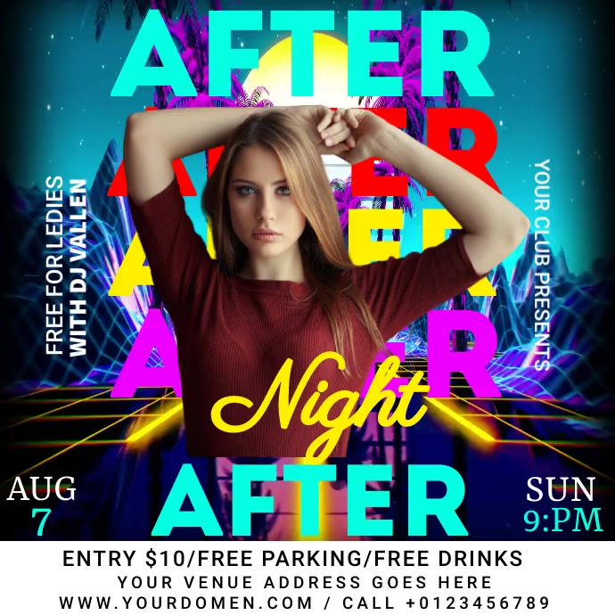 Party night Template | PosterMyWall