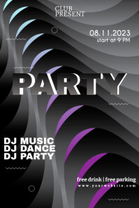 party night poster Template | PosterMyWall
