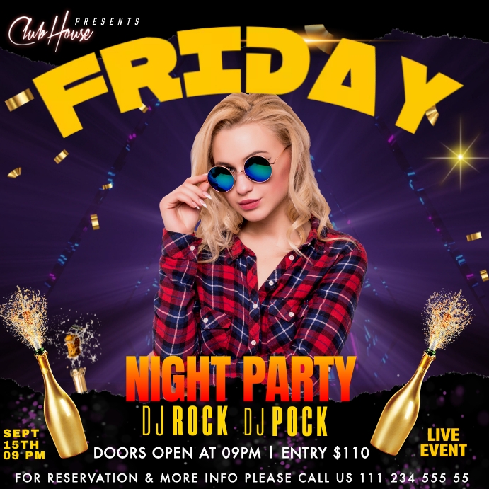 party night Template | PosterMyWall