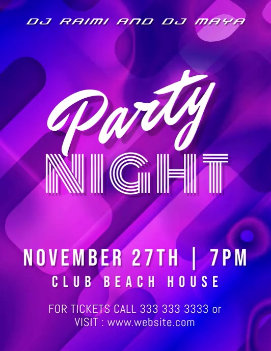 party night Template | PosterMyWall