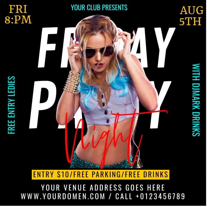 Party night Template | PosterMyWall