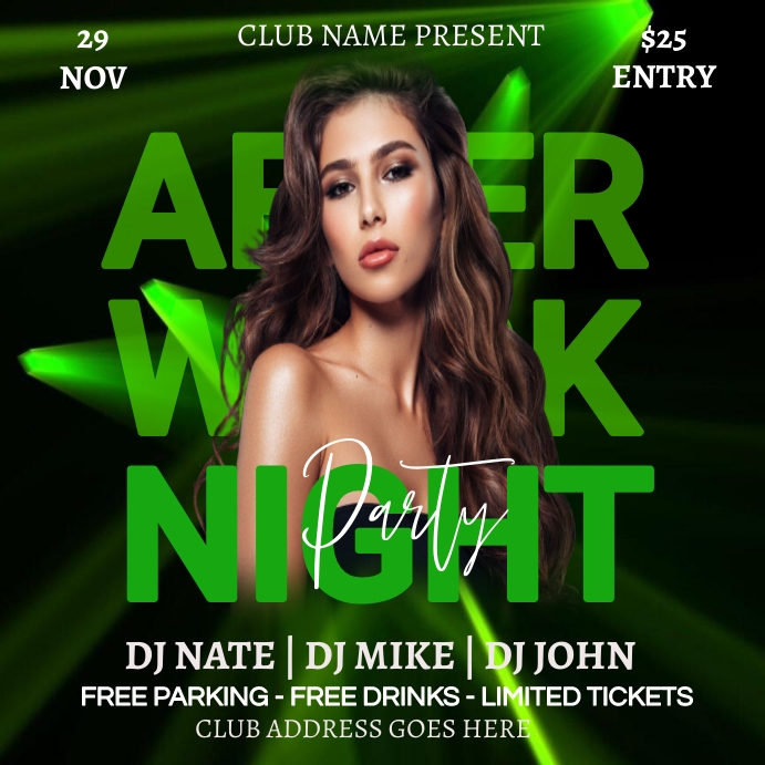 Party Night Template | PosterMyWall
