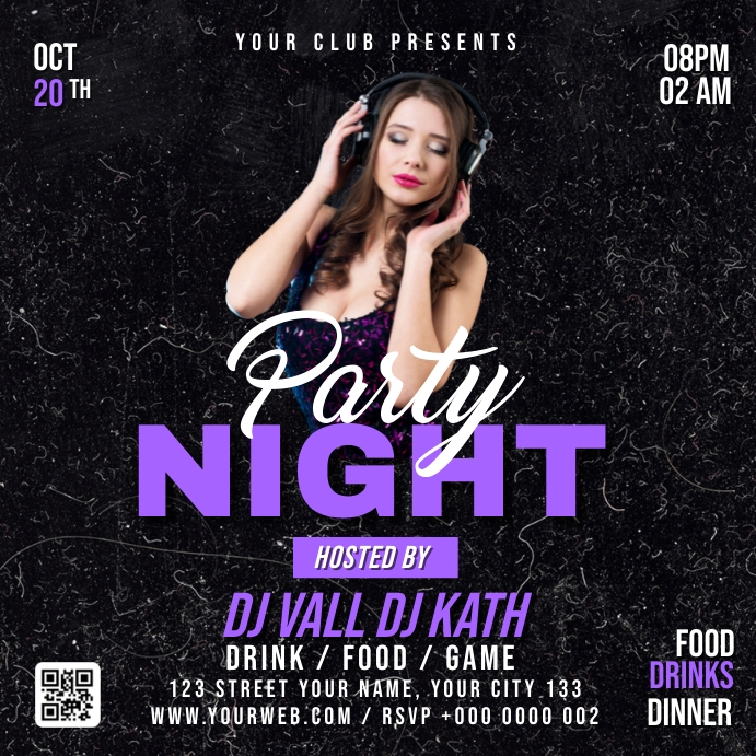 Party Night Template | PosterMyWall