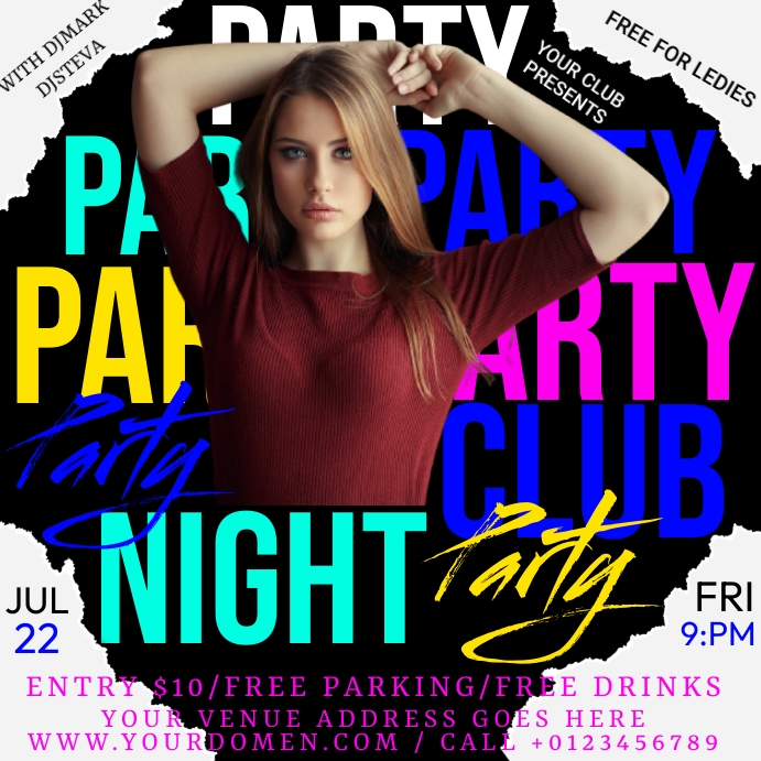 Party night Template | PosterMyWall