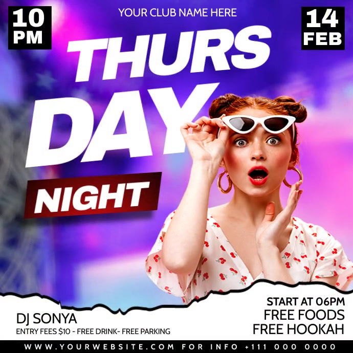 Party night Template | PosterMyWall
